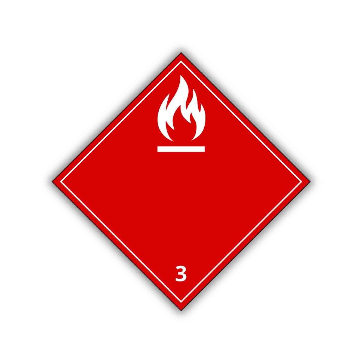 Señal de material inflamable | Traficiudad SA de CV